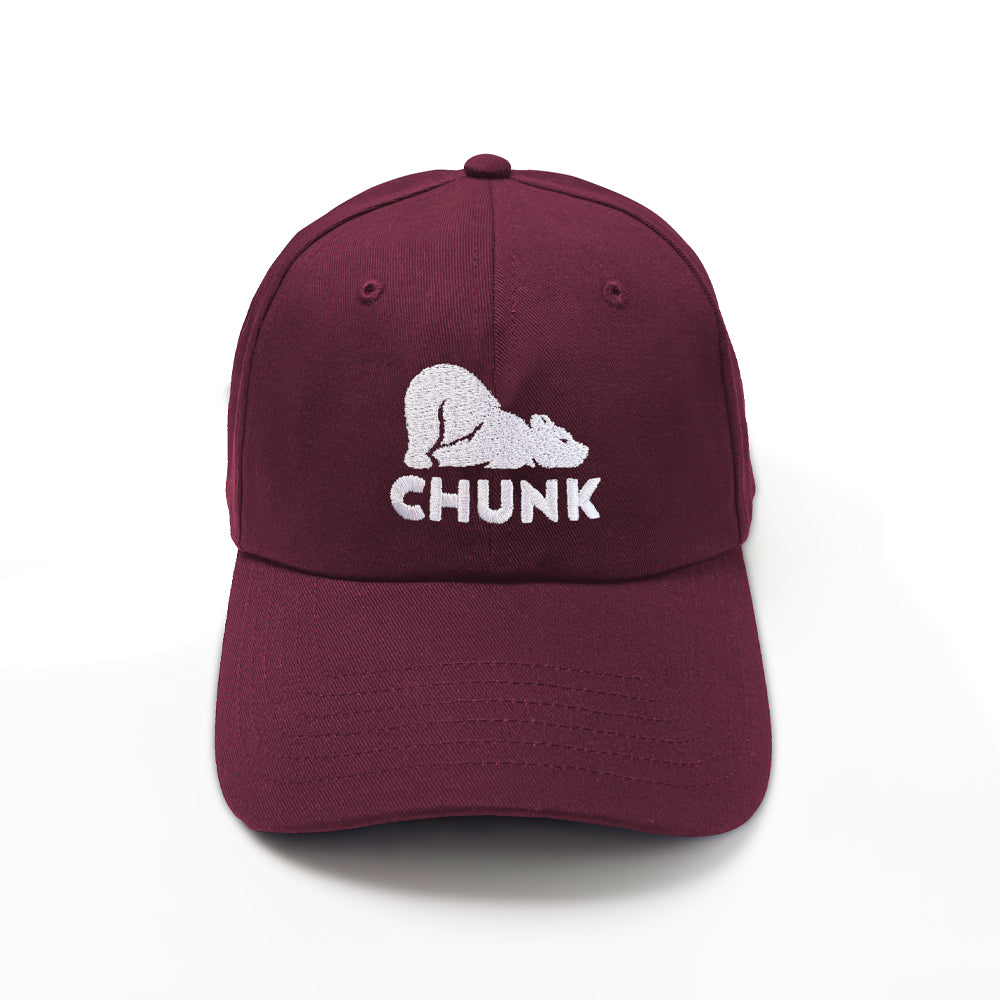 Chunk Logo Burgundy Cap