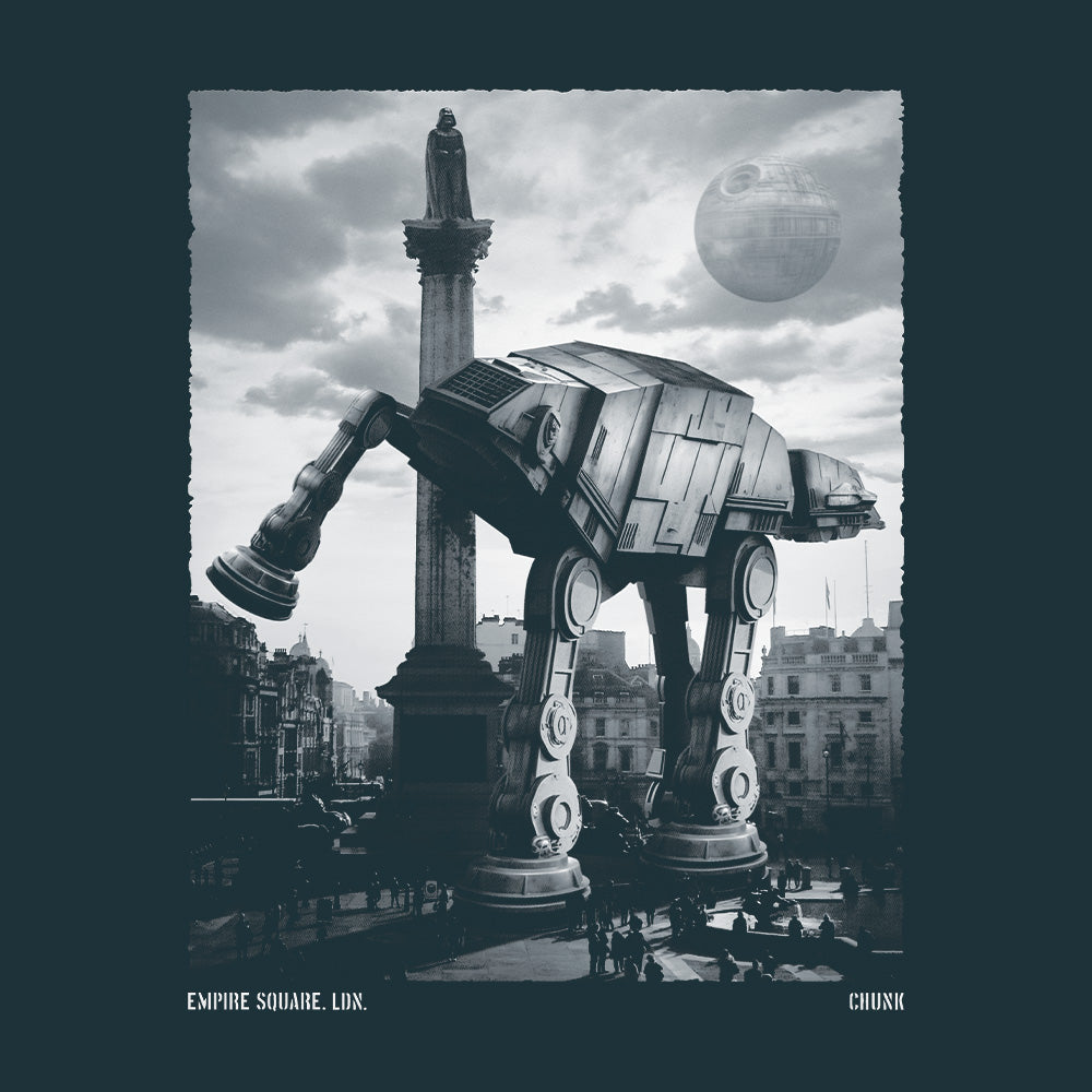 Chunk Empire Square Denim Blue T-Shirt