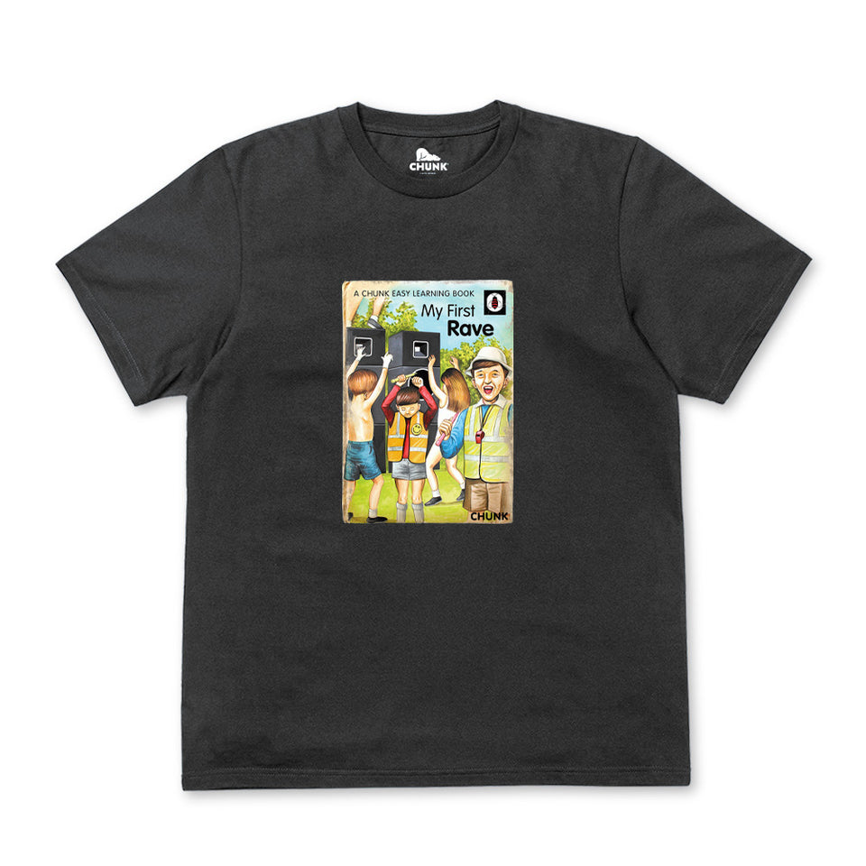 My First Rave Ink Grey T-Shirt – Chunk Clothing