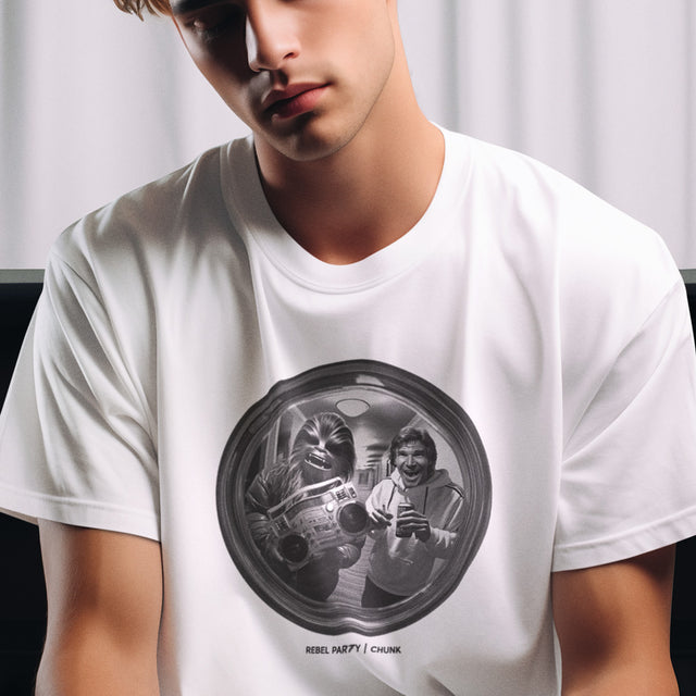 Rebel Party White T-Shirt – Chunk Clothing