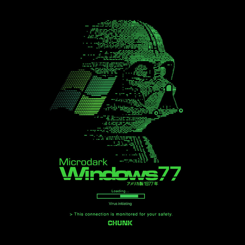 Windows 77 Black T-Shirt